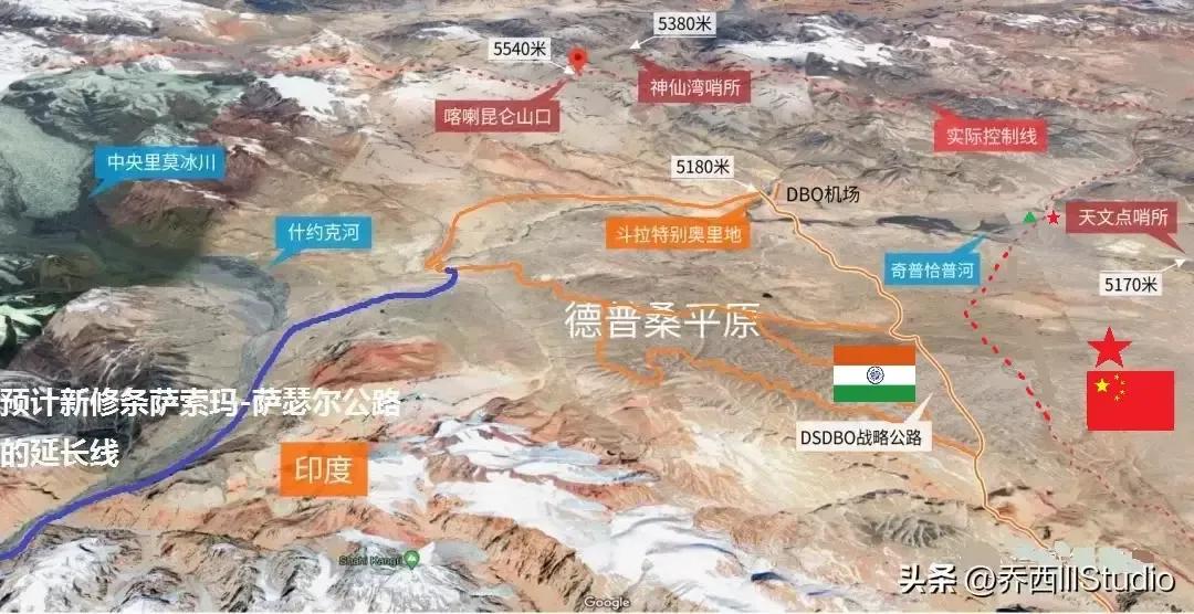Depsang flat, the Indian army patrol road was blocked - iNEWS