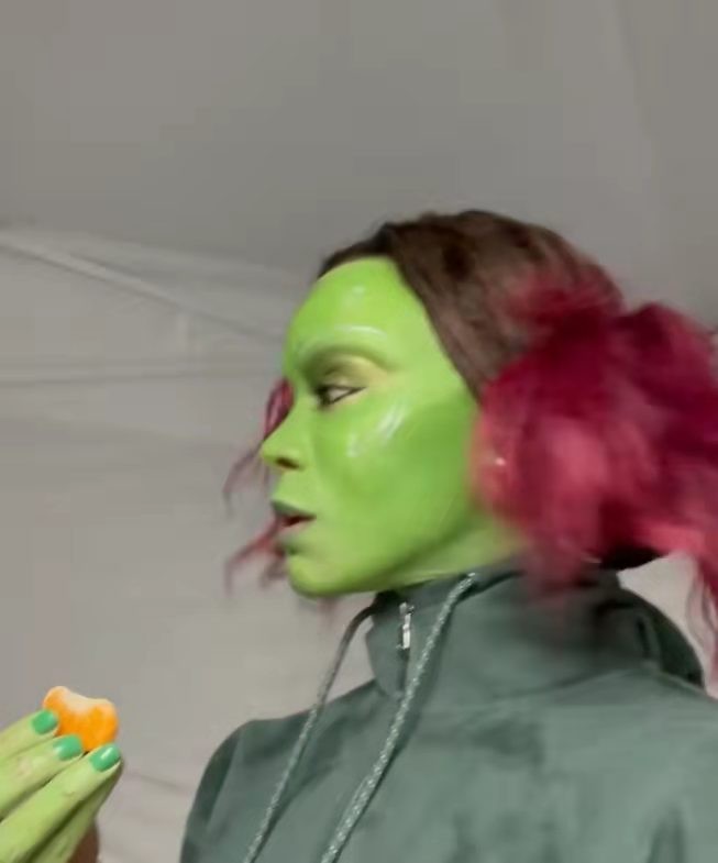 Gamora's life was hard on the set. In order to lose weight, she could ...
