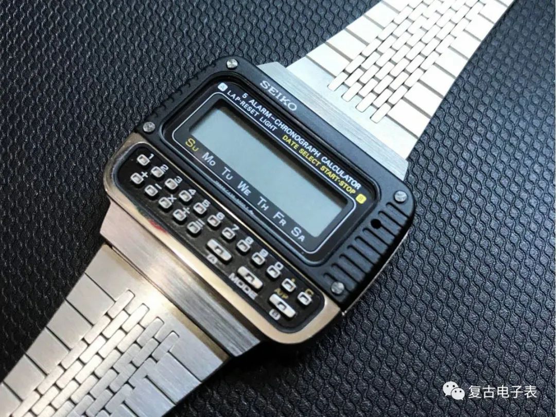 Vintage radio style Seiko computer watch - Seiko c439 - iNEWS