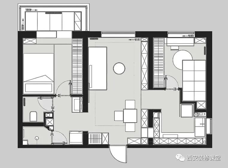 80㎡, two rooms, one kitchen, one bathroom and one balcony, meeting the ...