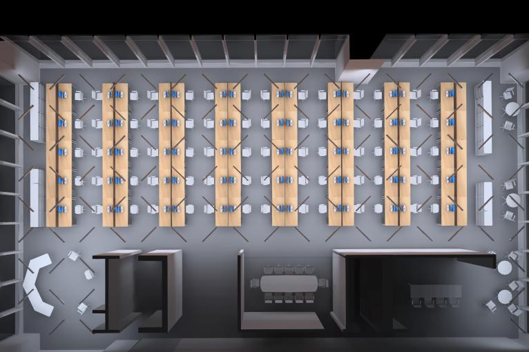 No ceiling, electromechanical is decoration! - iNEWS