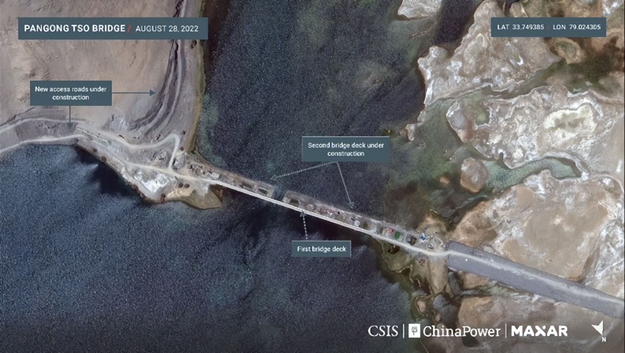 This is the speed of China, the second Pangong Lake Bridge will be ...