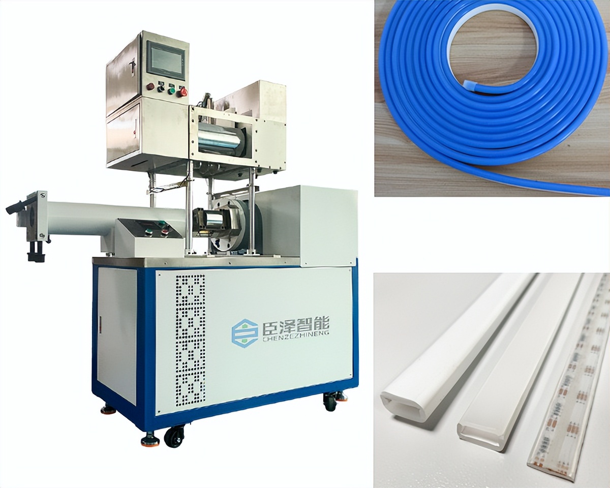 Silicone two-color co-extrusion outdoor waterproof light strip ...