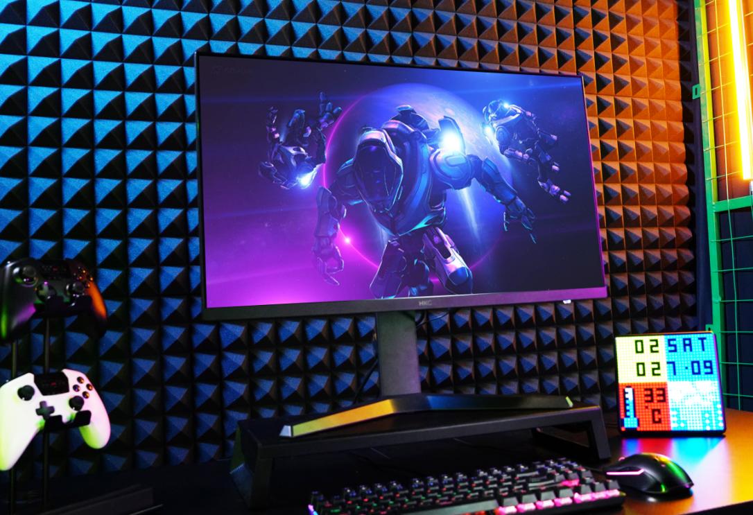 HKC Falcon gaming monitor, full of gaming performance, help you easily ...