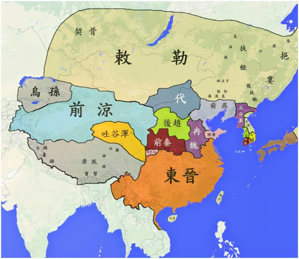 The Murong Clan established 6 major regimes: the 5 major Yan Kingdoms ...