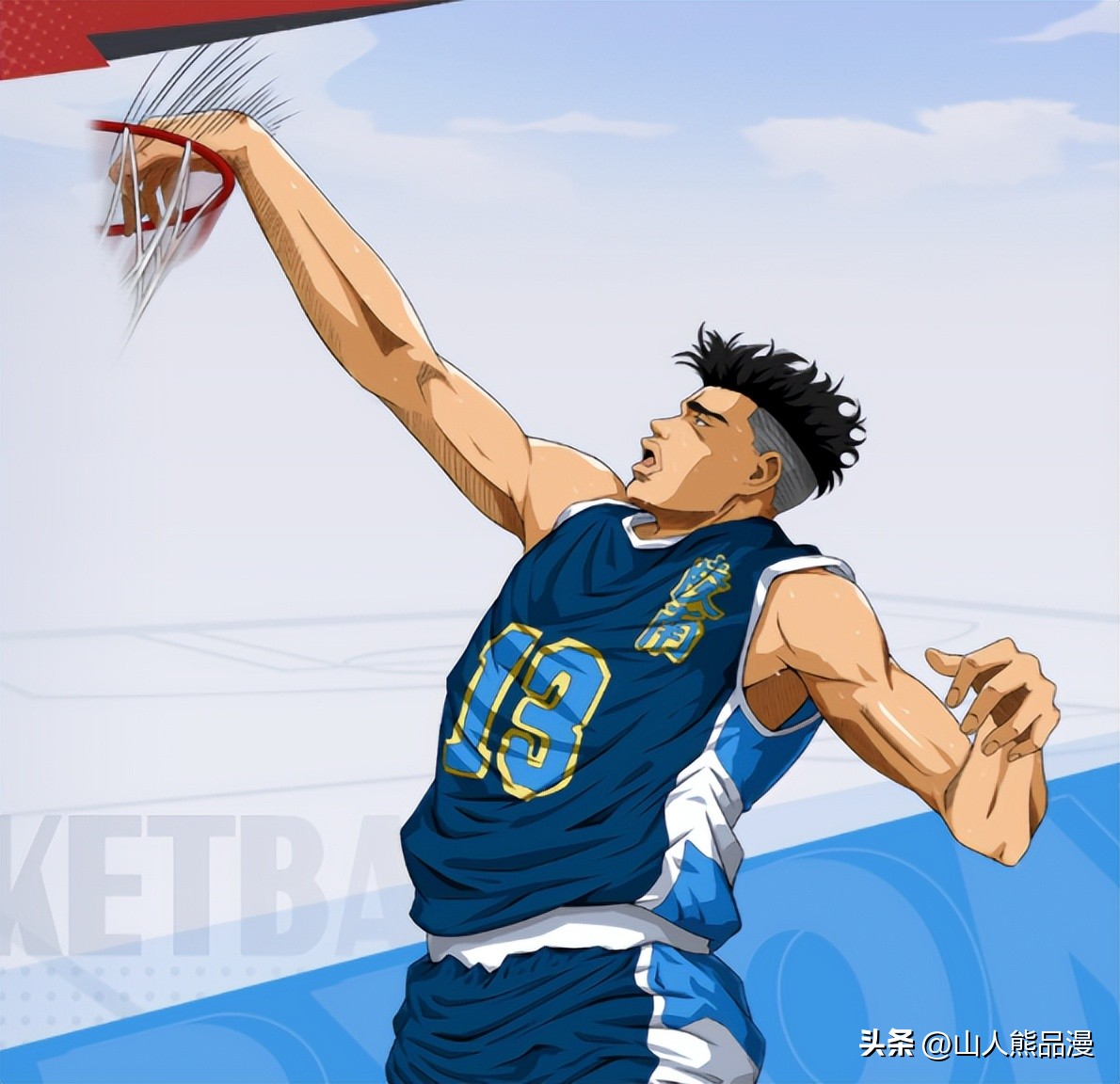 Inventory of "Slam Dunk" Lingnan players, no matter how strong Sendo ...