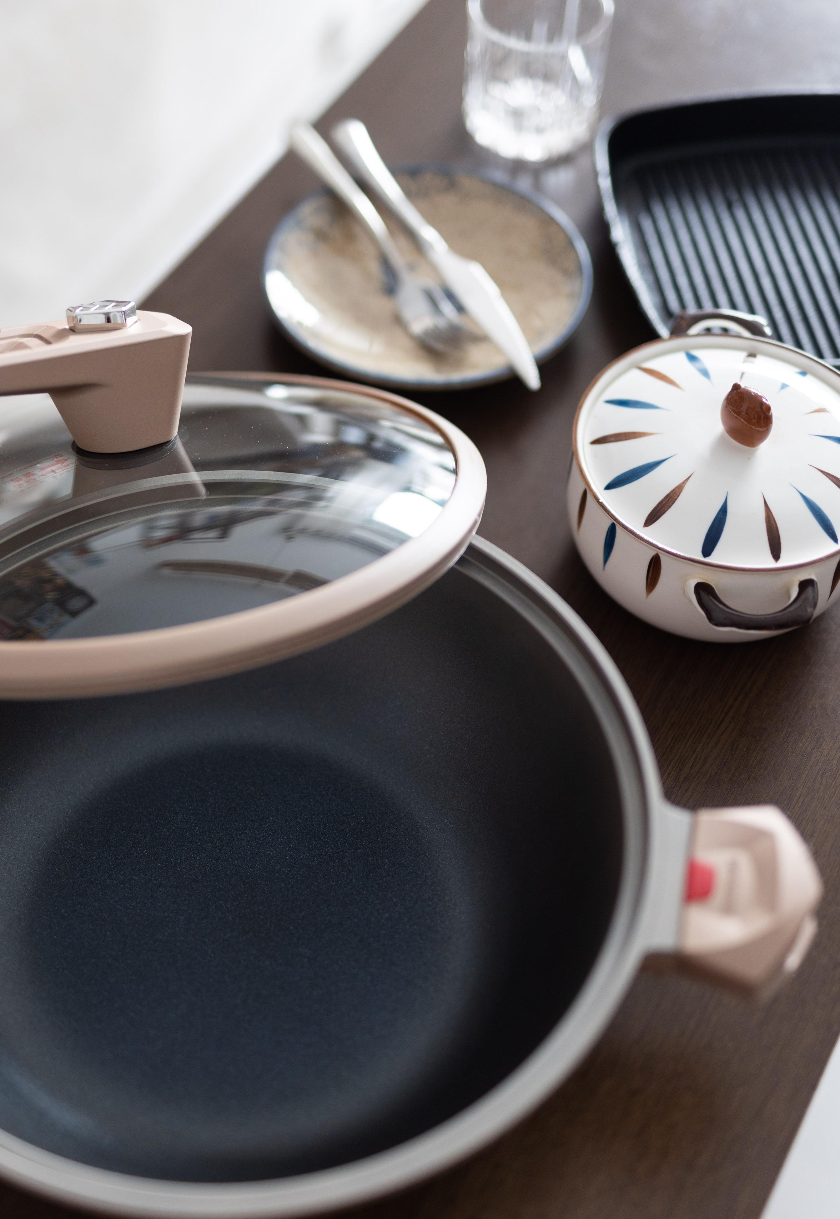 Frying, cooking and frying with one hand - Dibran multifunctional non ...