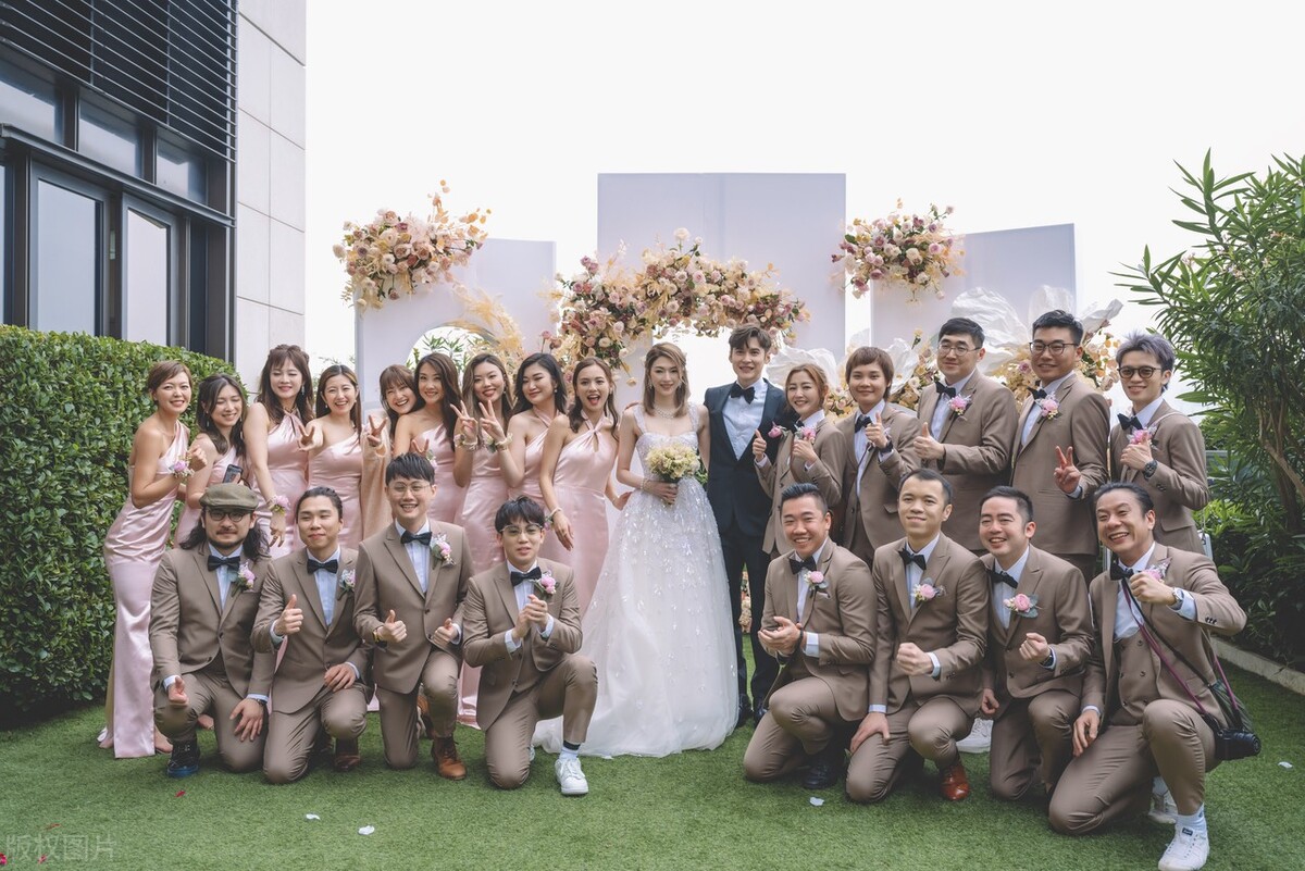 Hong Kong star Lian Shiya Chen Jiale's big wedding - iNEWS