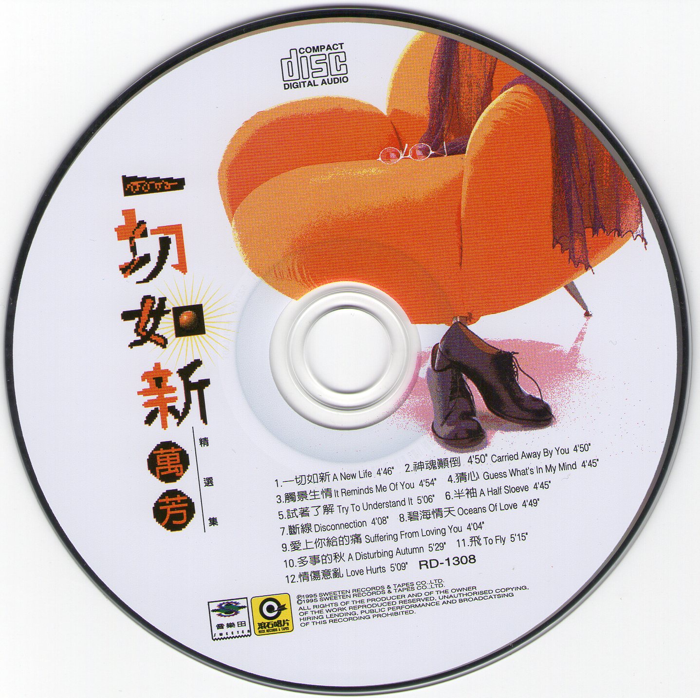 Wan Fang's "Everything Like New Collection" music album, produced and released in 1995 - iNEWS