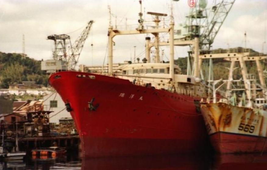 The Japanese fishing boat that picked up the "sea monster" body in 1977 ...