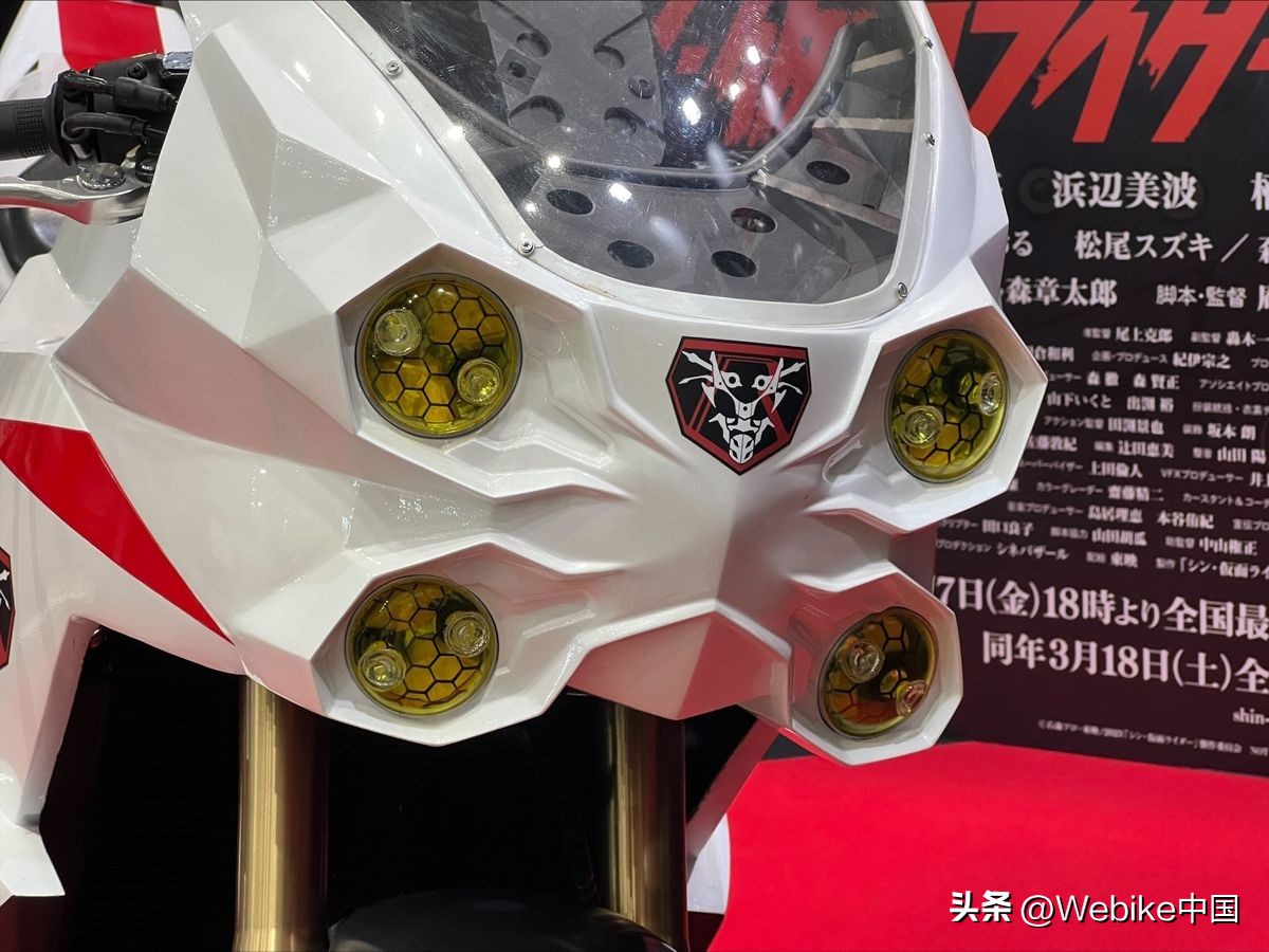 Display of the "Whirlwind" modified car from "New Kamen Rider" - iNEWS
