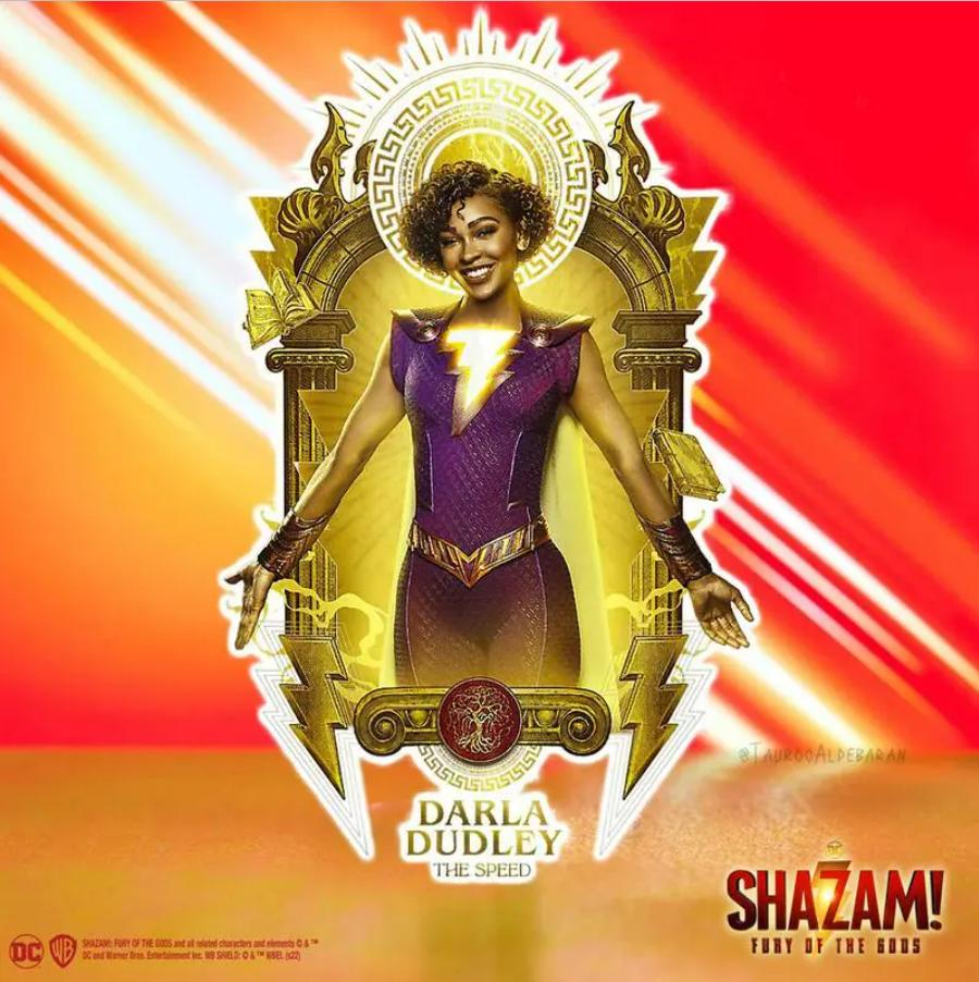 [Shazam 2] full character poster, each member of the Shazam family ...