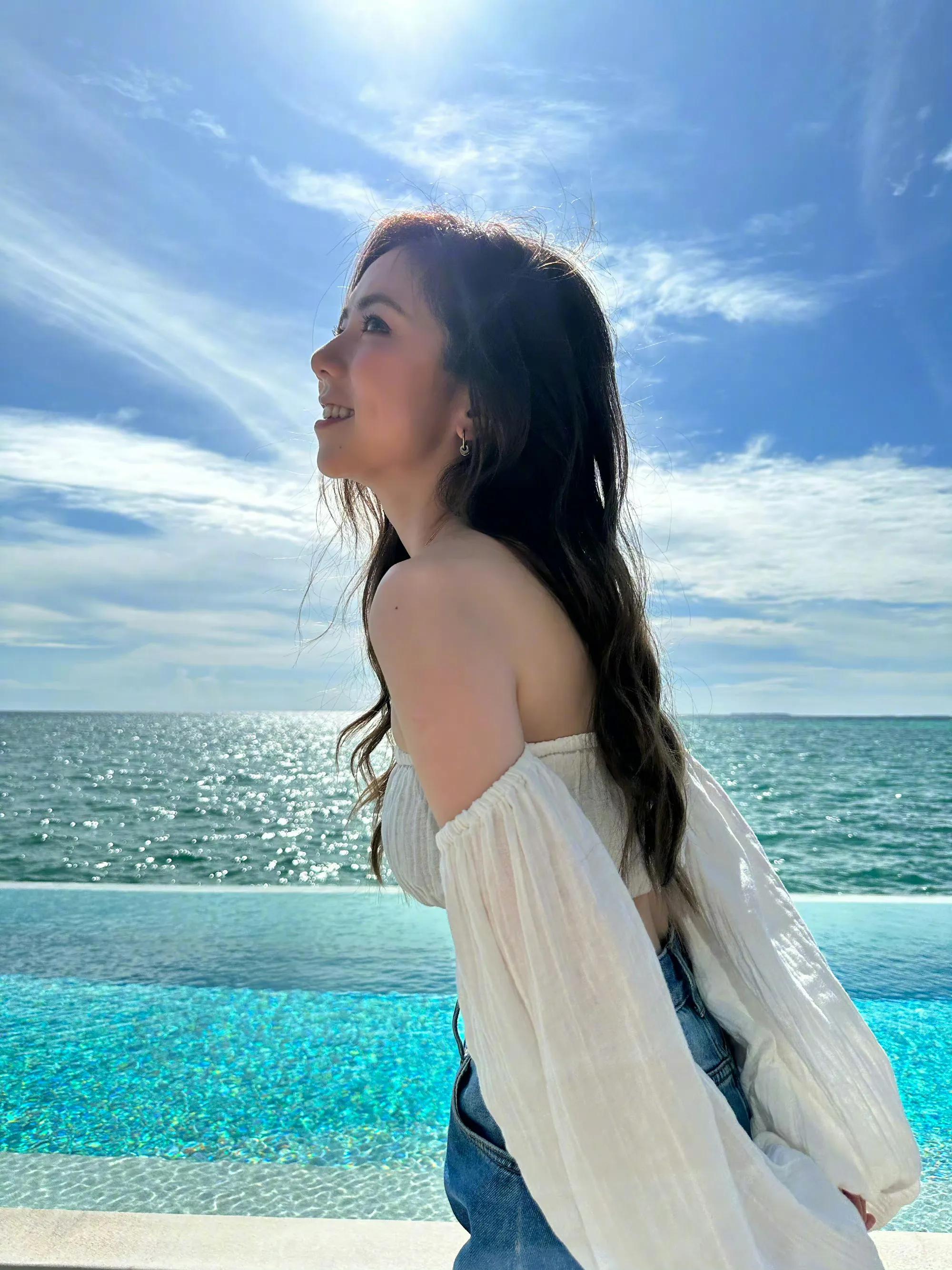 Deng Ziqi: Song beauty is also nice (Maldives swimsuit photo) - iMedia