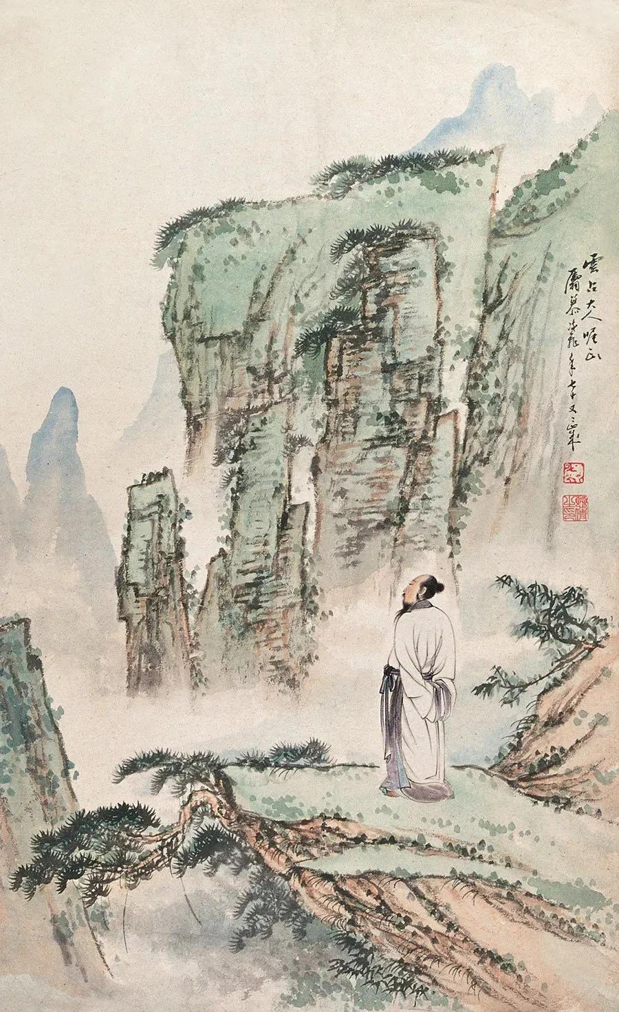 Mu Lingfei's landscape painting - iNEWS