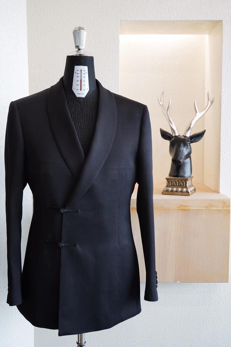 Chengdu New Chinese Suit Customization, Chinese Style Groom Suit ...