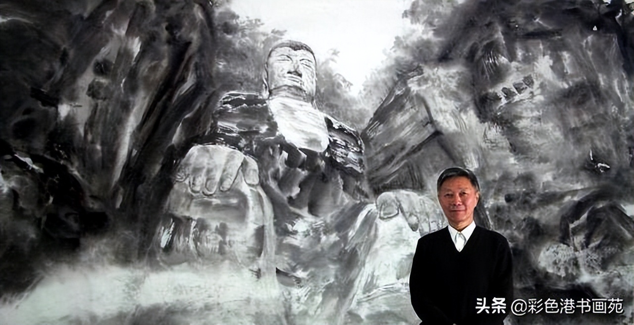 Zuo'an Ink and Wash Freehand: Look at "Kang Rinpoche" and draw "On the ...