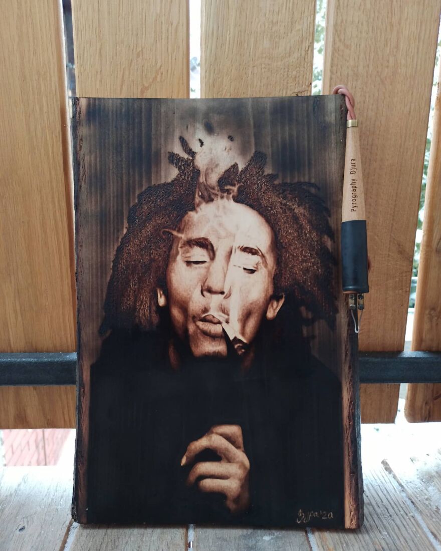 Shocking Art Burning Portraits - iNEWS
