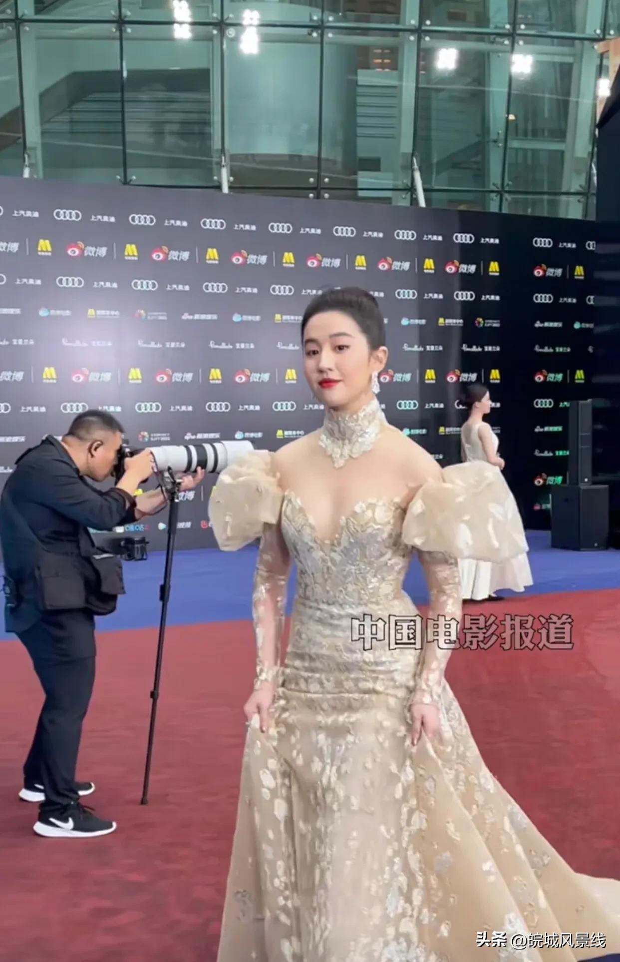 Liu Yifei's red carpet show, fans interacted and raised eyebrows, I ...