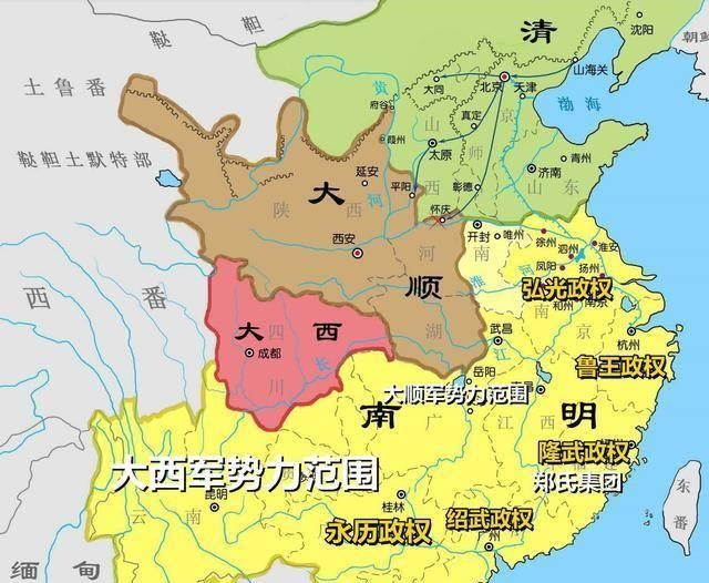 How large was the area of land that the Qing Dynasty took over from the ...