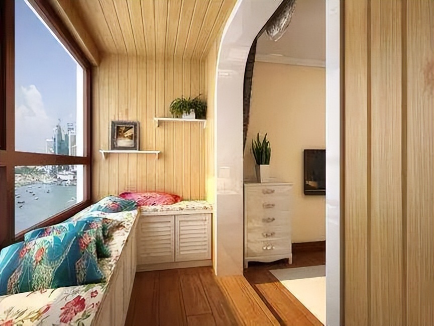 The balcony door has been OUT, and now the doorless design is popular ...