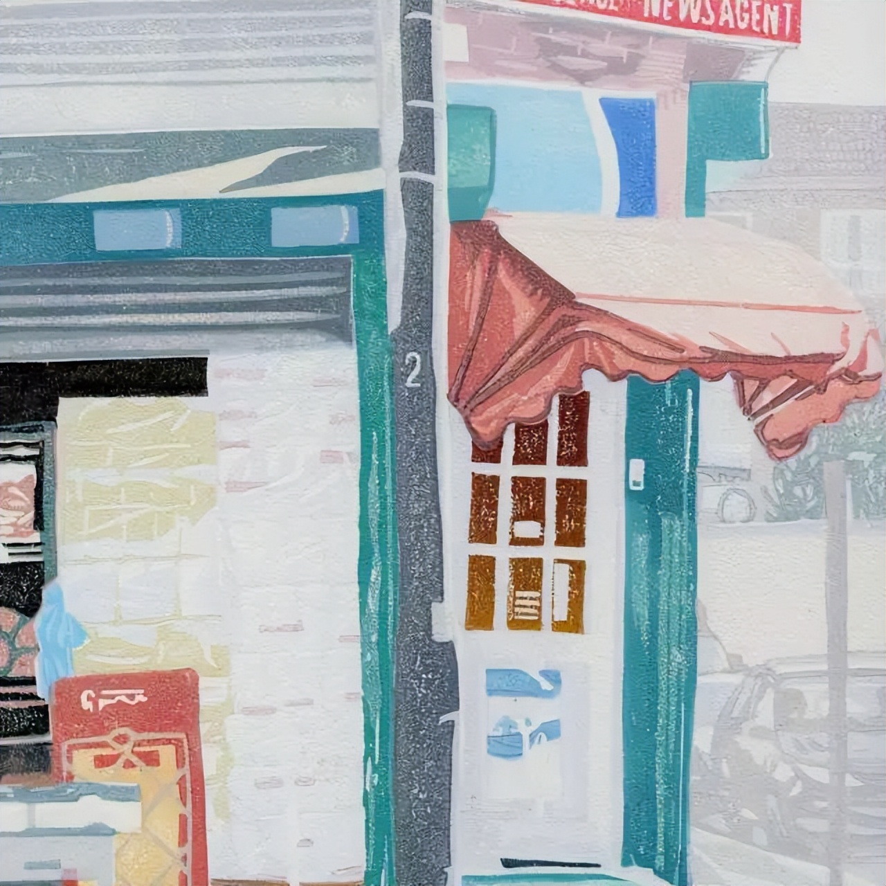 The colors of this landscape are fresh, beautiful and charming, and the ...