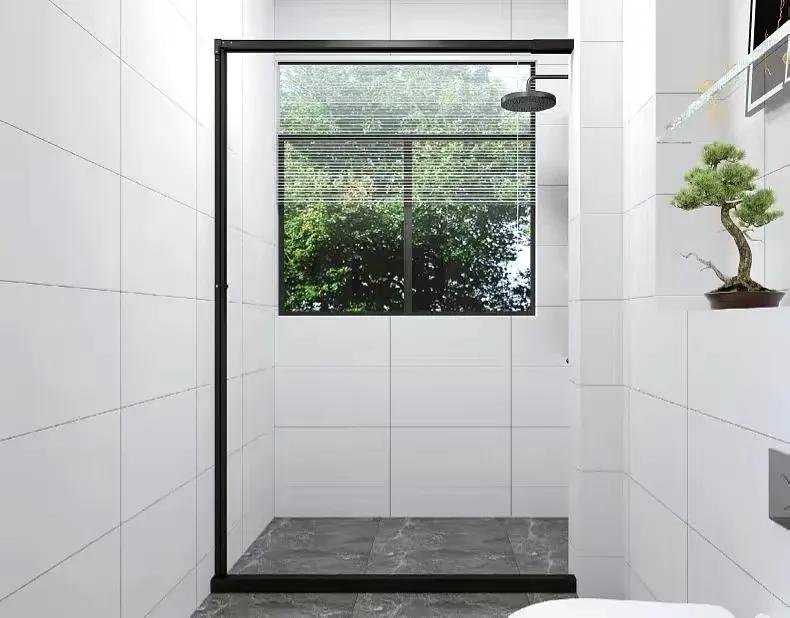 Shower curtains are out of date!The new "invisible curtain" is neat ...