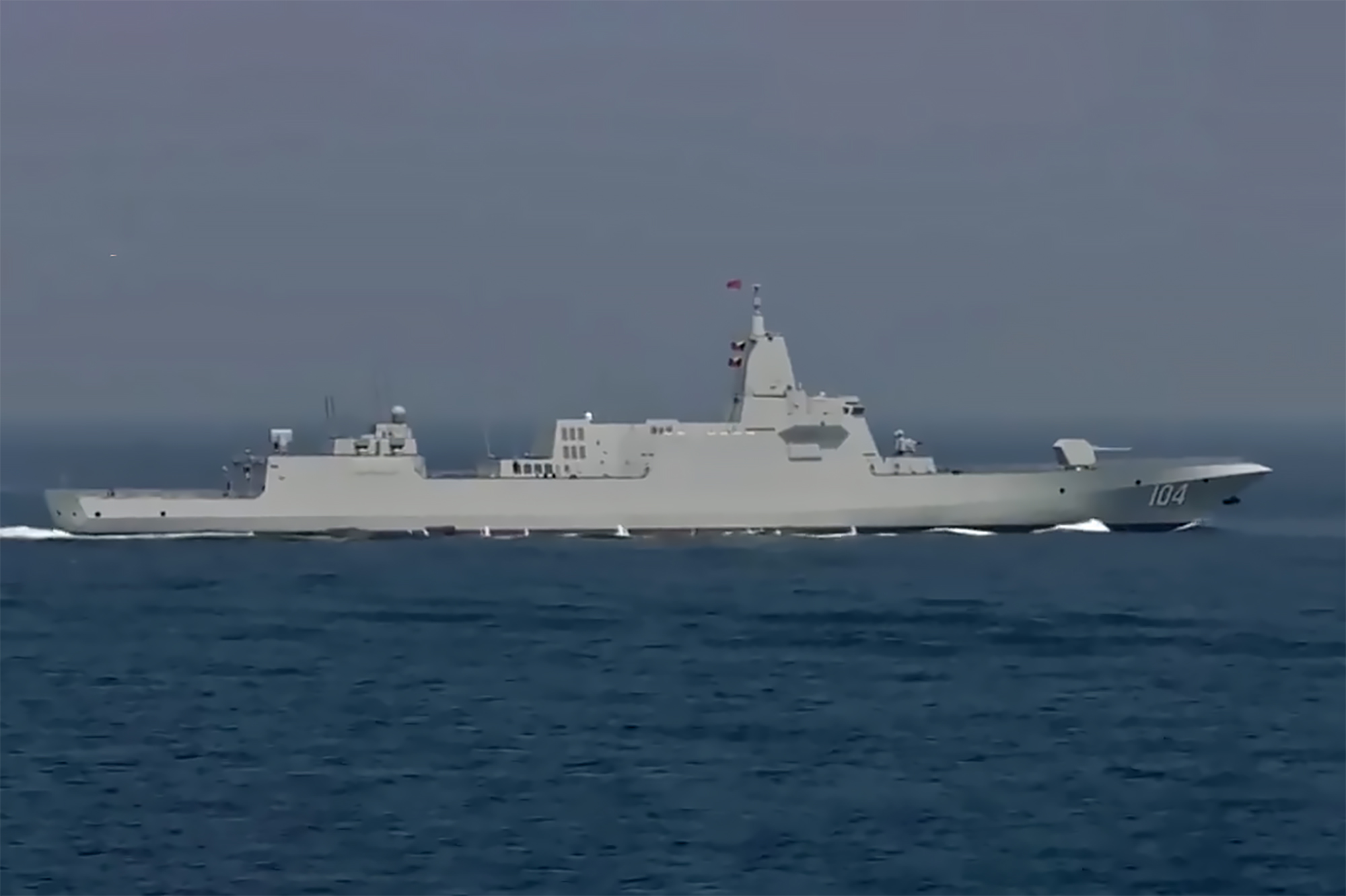 052C feinted a shot, 055 drove the battle patrol North Pacific, and the Russian Navy linkage ...