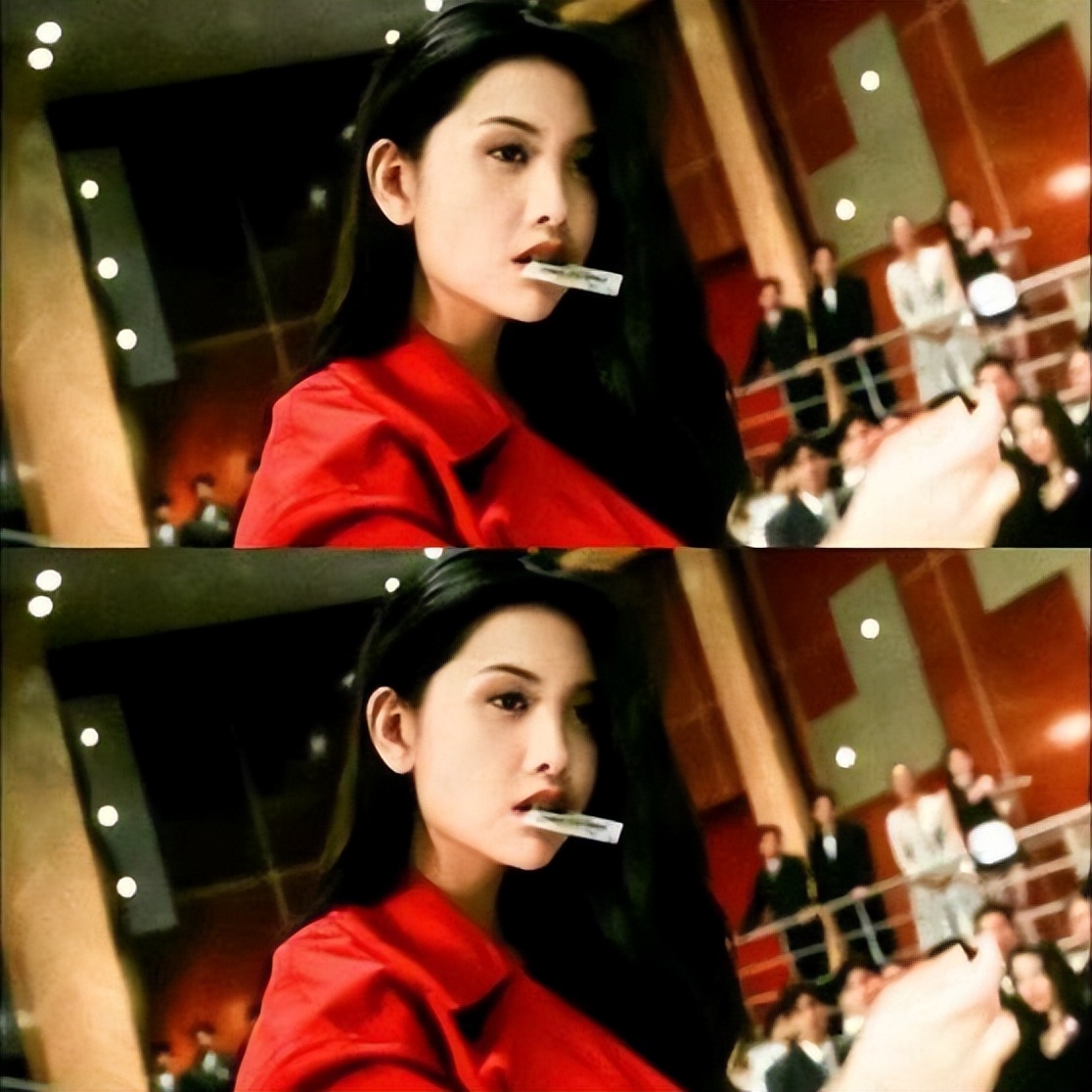 Qiu Shuzhen bites the card wallpaper: this scene has become a classic ...