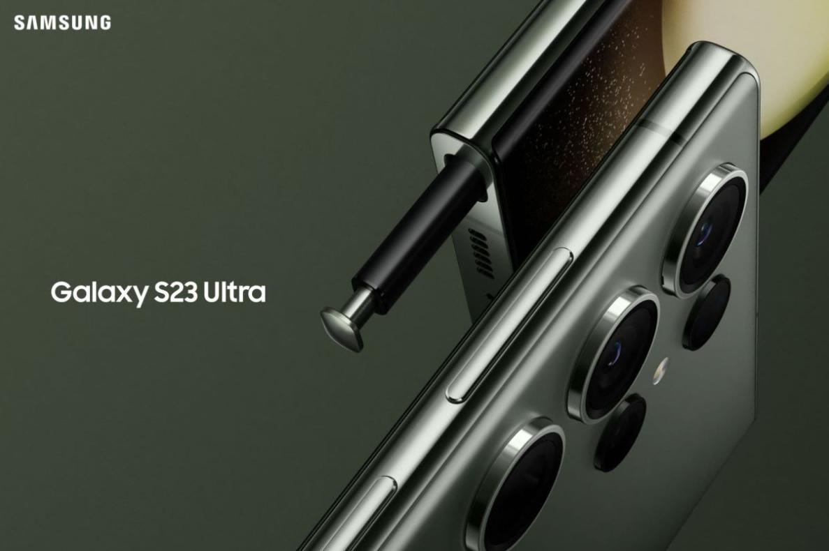 The Samsung Galaxy S23 Ultra mobile phone with excellent video ...
