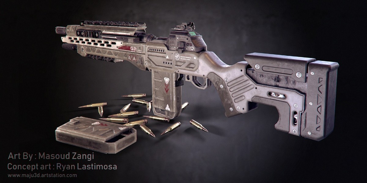 The G series semi-automatic rifle in "The Fall of Titans": almost the ...