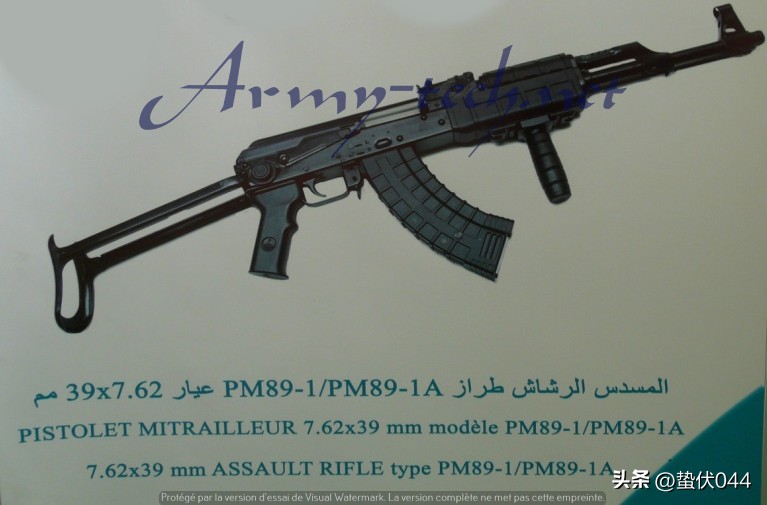 Algerian domestic assault rifle pm89 - iNEWS
