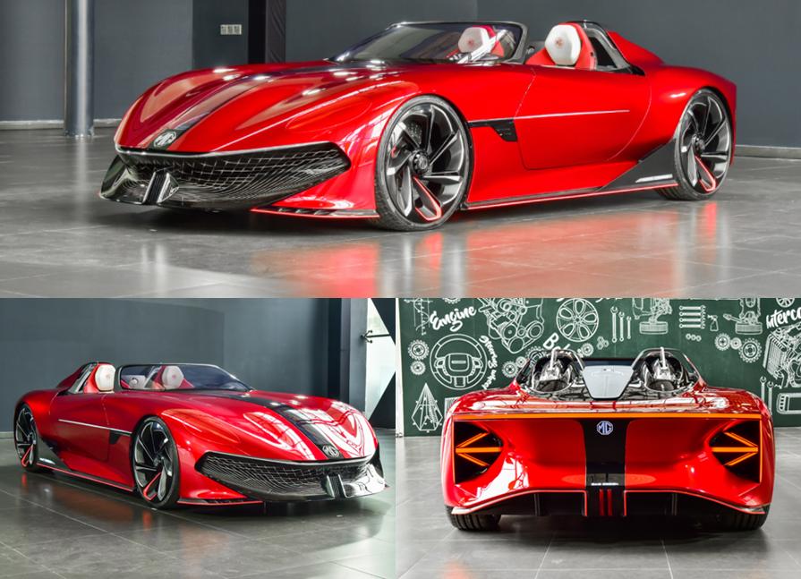 MG's pure electric supercar breaks 100 in 3 seconds and has a cruising ...