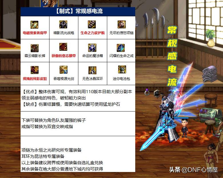 DNF: "Copy Homework" is here!Sword Soul Level 110 equipment matching, 4 ...