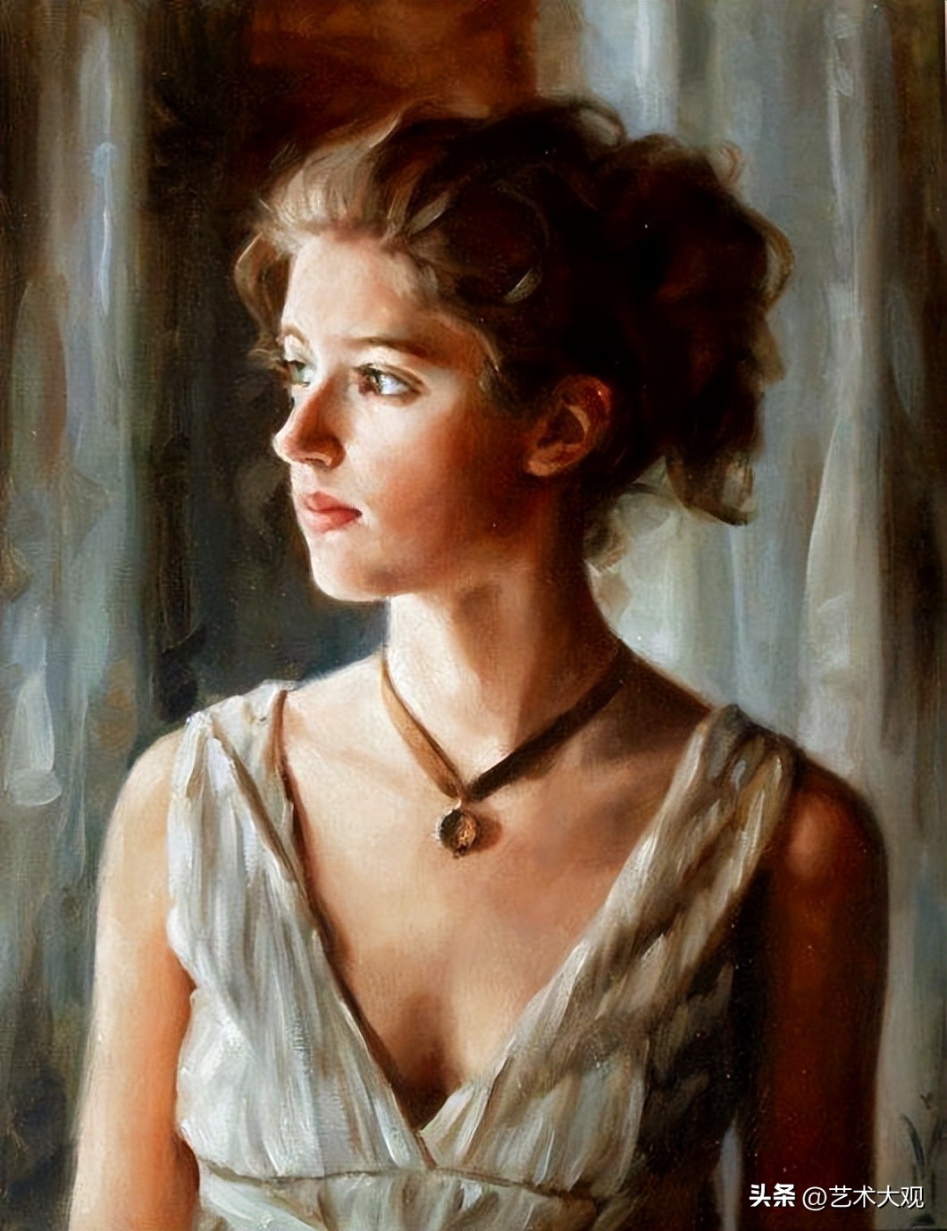 Appreciation of American painter Miles Williams Mathis portrait pastel ...