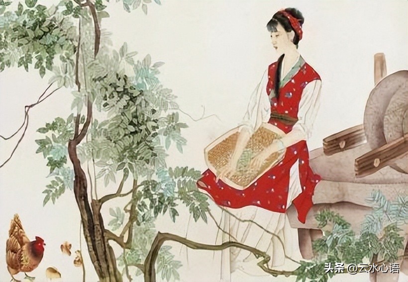 The two quatrains written by Yuan Zhen use line-drawing techniques ...