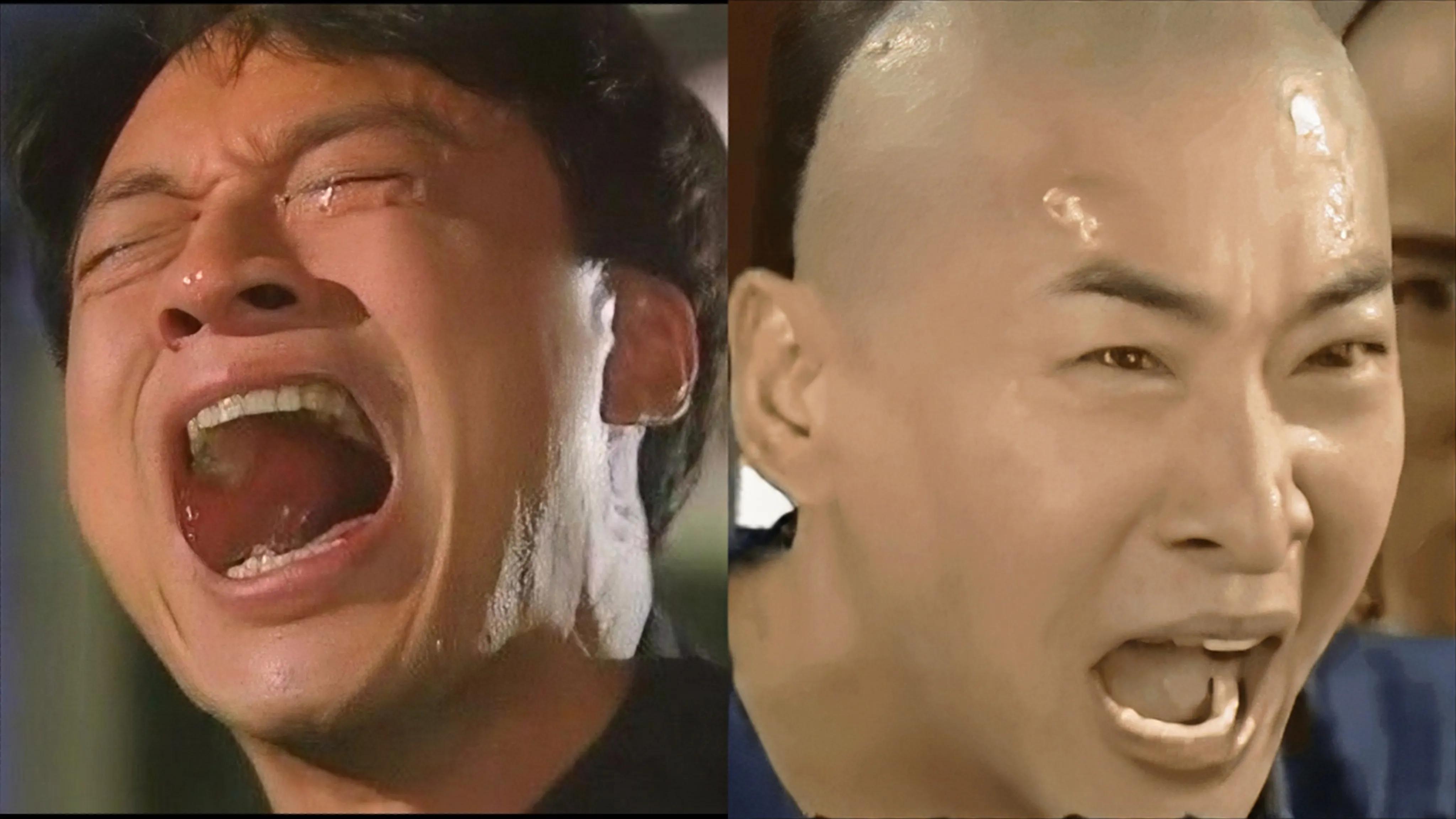 Comparing the crying scenes, some are heartbreaking, and some are blood ...