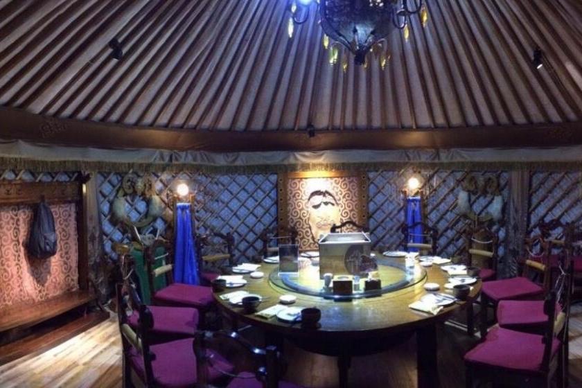A Mongolian restaurant away from the hustle and bustle of the city in ...