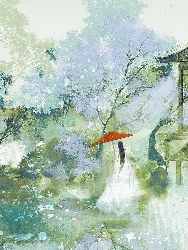 Ouyang Xiu's poem, written with a touch of sadness, rests on the dream ...