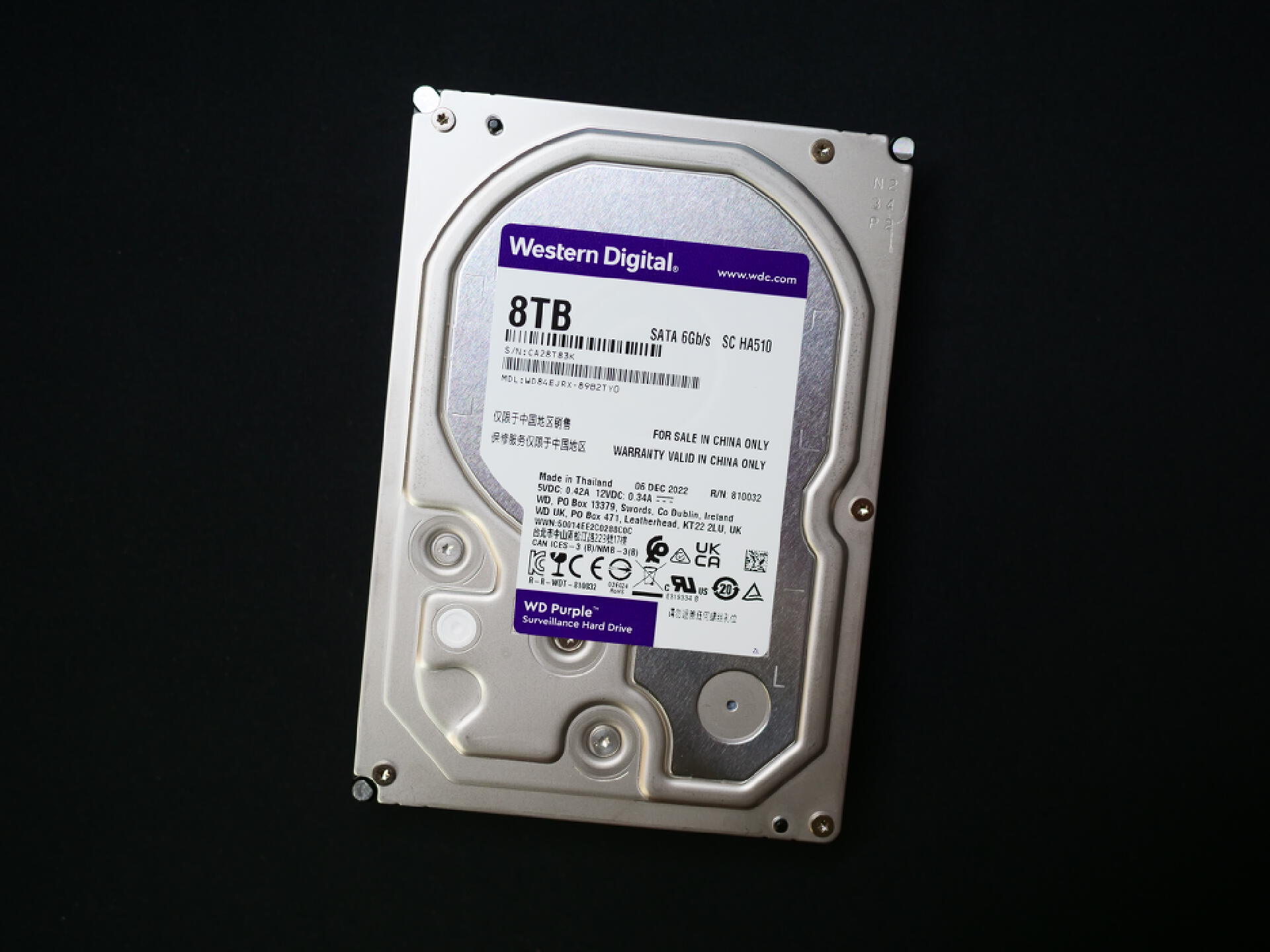 Check out my pick, Western Digital Surveillance Purple Disk 8TB with ...