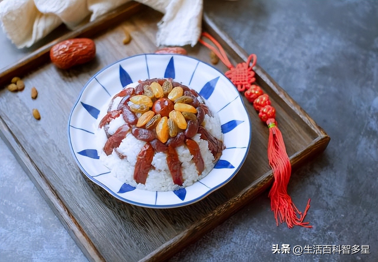 Ruyi auspicious eight-treasure rice, a traditional snack, how to make ...