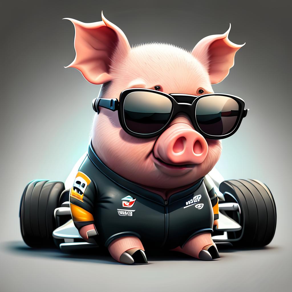 Cartoon pig series - iNEWS