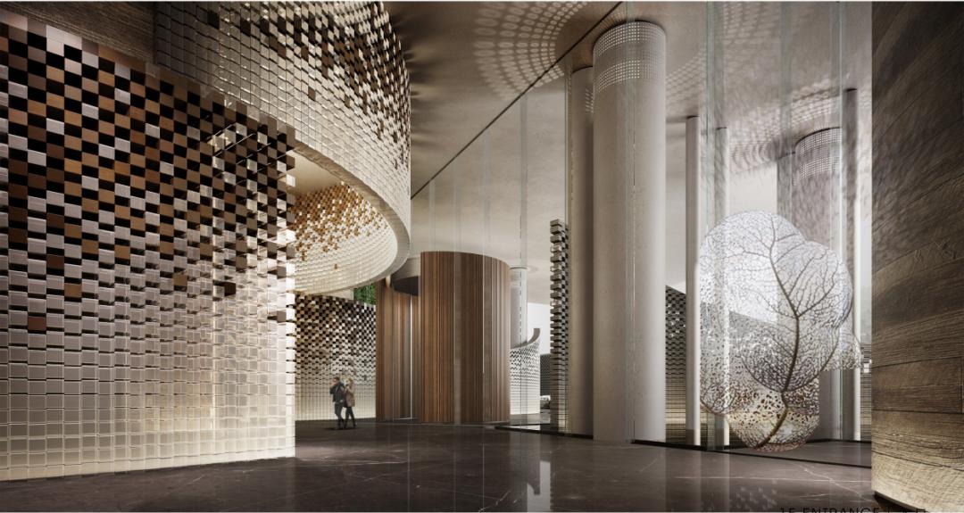 300 meters high hotel!Changsha "Westin Hotel" completed sign hanging ...