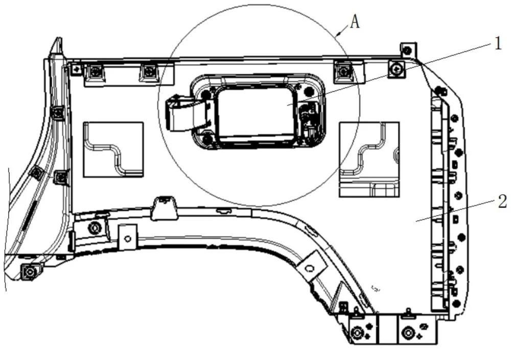 A plastic side charging port cover assembly and installation method ...