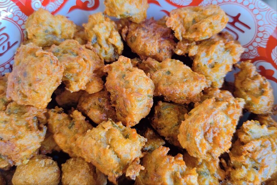 Fried radish balls, don't put flour and starch, add 2 more, the balls ...