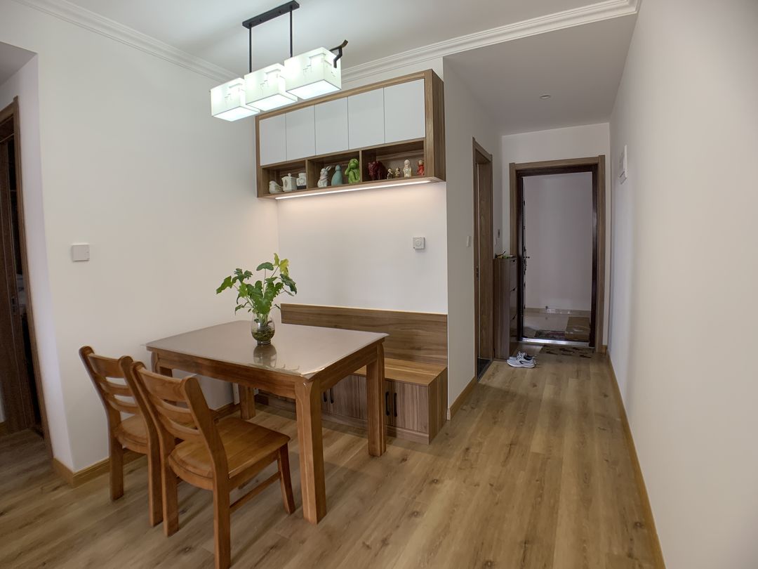 The 68-square-meter old-age house in simple decoration is mainly simple ...