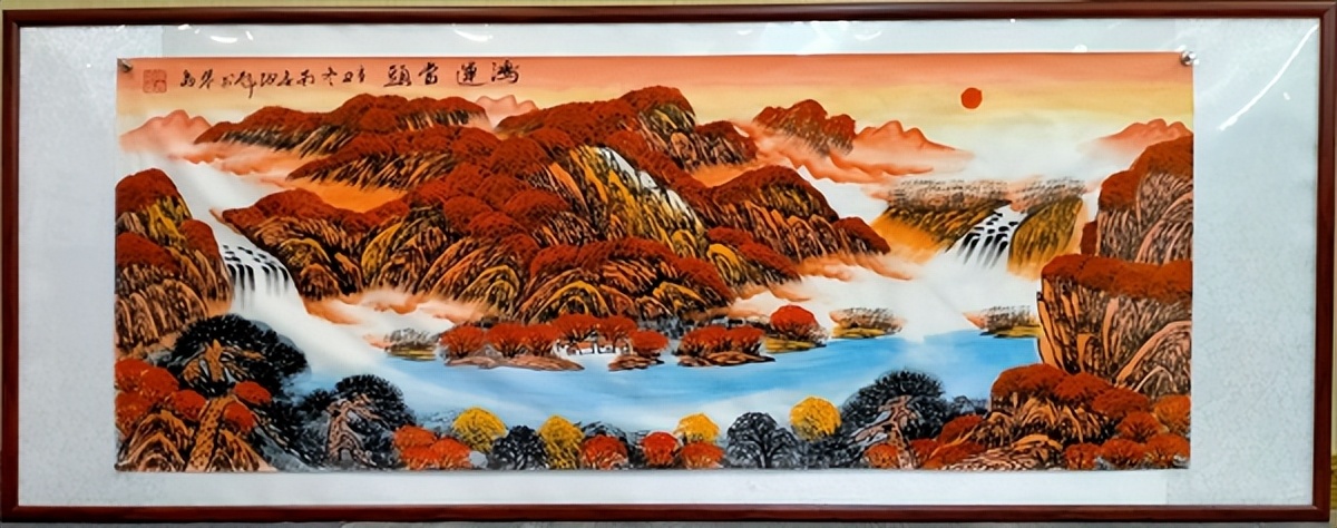 There is Qiu He in the chest, and the clouds are born under the pen of ...