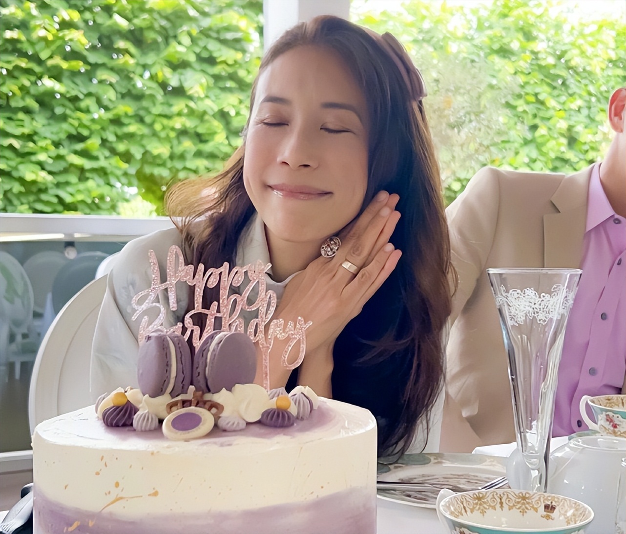 52-year-old Karen Mok took a recent photo, with no makeup and no filter ...