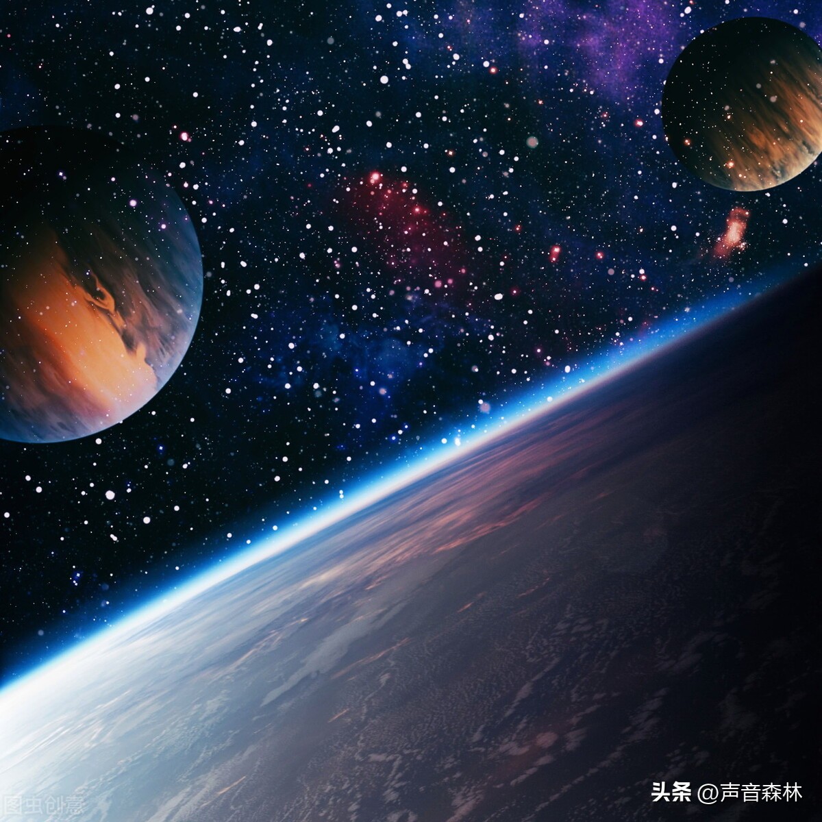 On a sunny night without the moon, the stars in the sky make us have ...