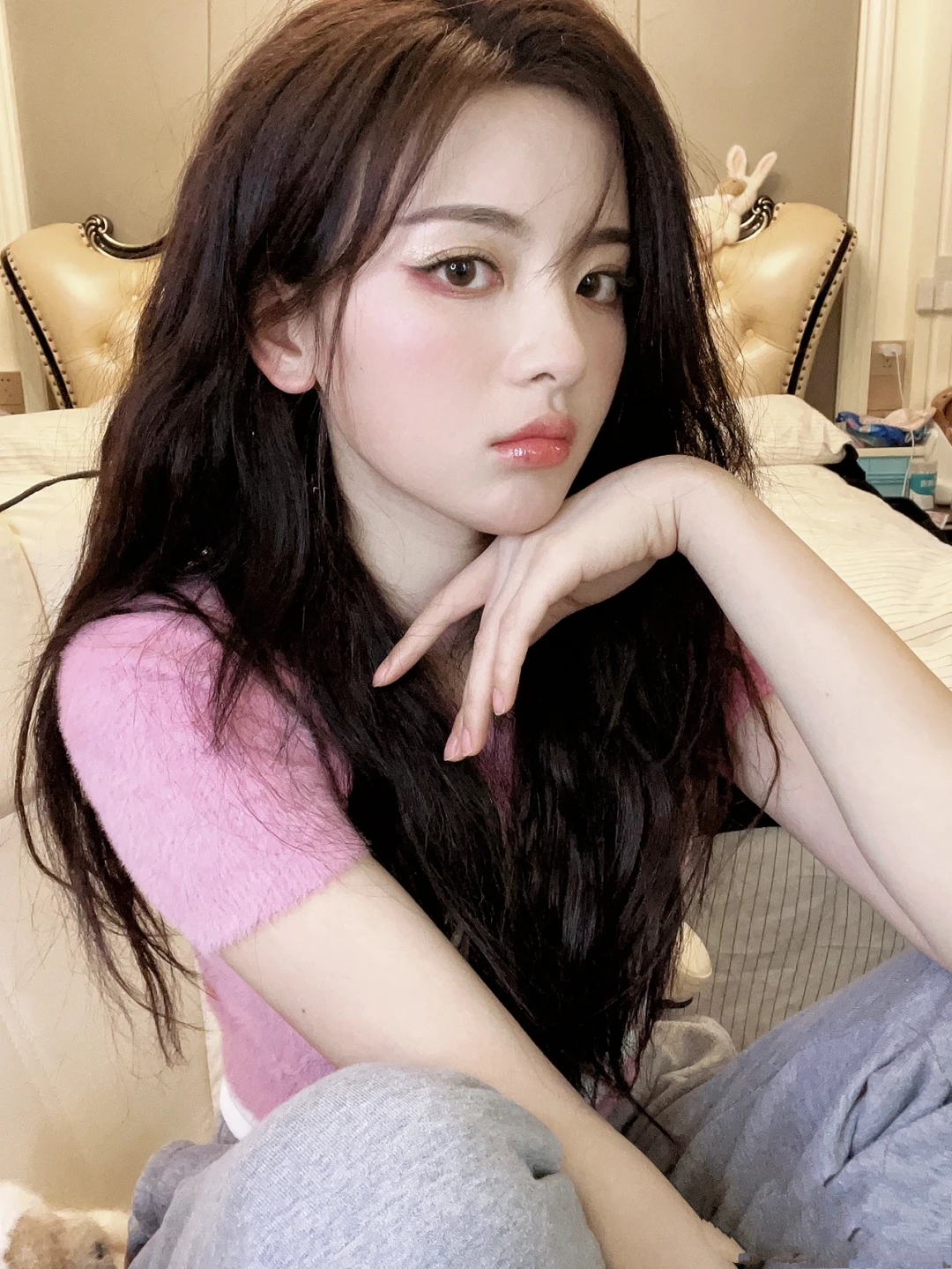 Yang Chaoyue understood the play of pure desire and wind! Makeup, hair and outfits are ...