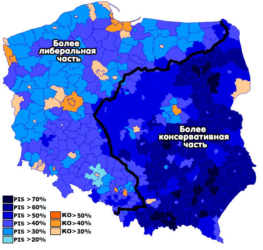 Interesting way to divide Poland - iMedia